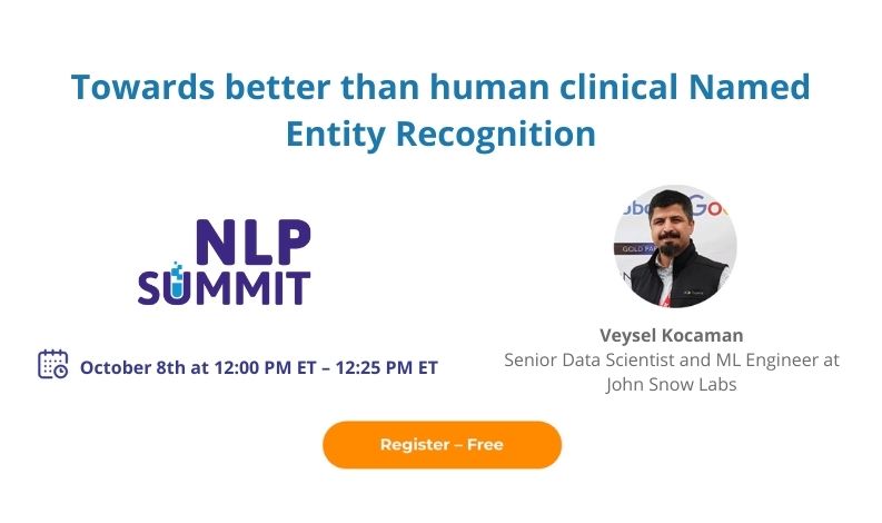 Human Clinical Named | Entity Recognition | NLP Summit