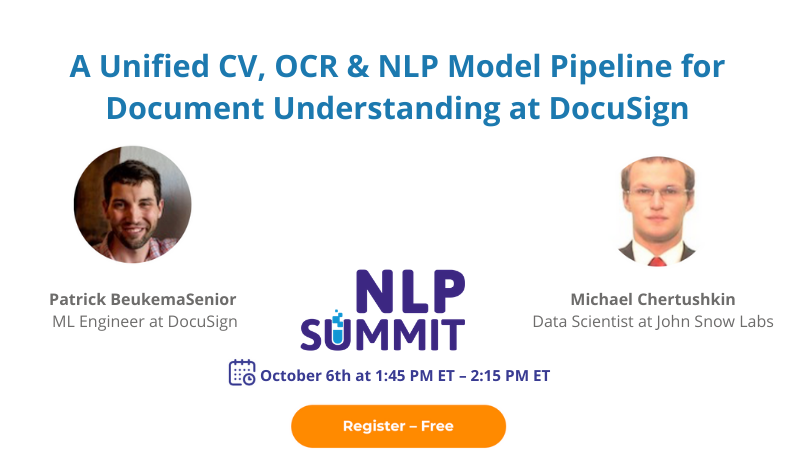 DocuSign | NLP Model Pipeline for Document | NLP Summit