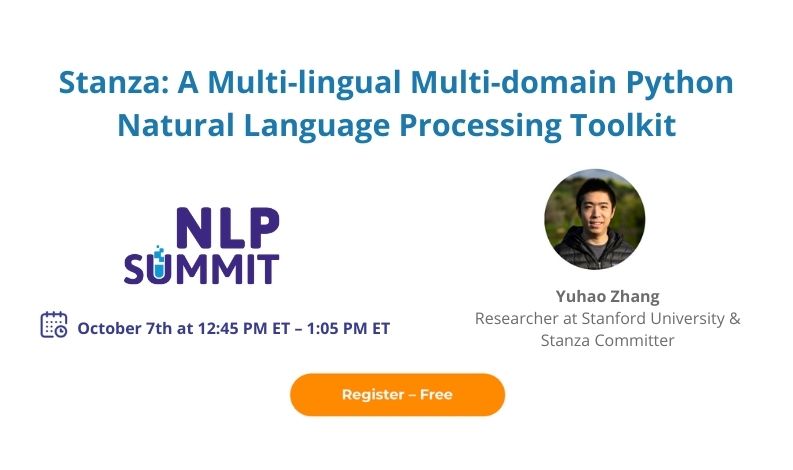 Yuhao Zhang - NLP Summit