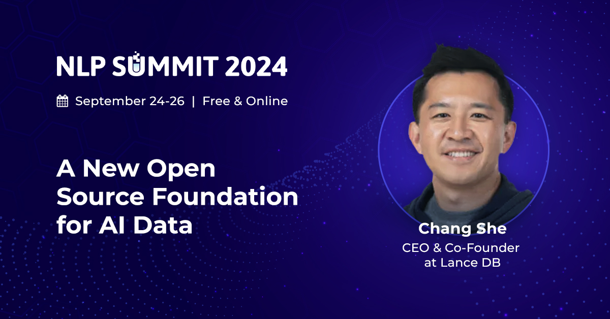 A New Open Source Foundation for AI Data - NLP Summit
